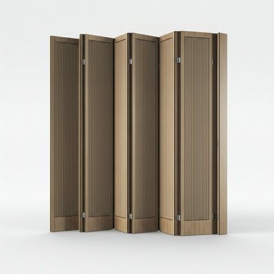 Hotel Movable operable partition wall system Acoustic Wooden Folding Walls